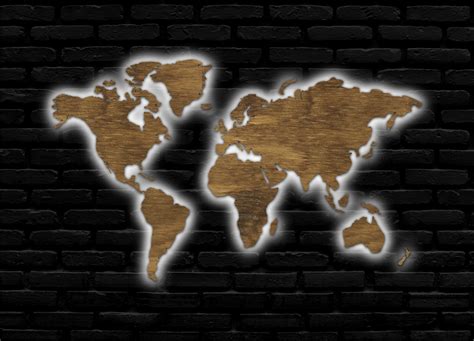 World Map Led World Map Light World Map Neon Sign Map Lamp Etsy Australia
