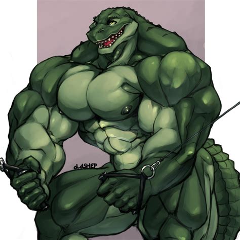 Rule 34 1 1 2019 Abs Alligator Alligatorid Anthro Barazoku Bicep Curl