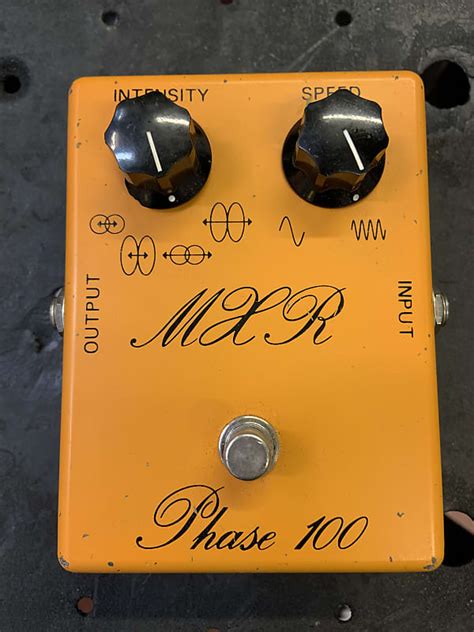 MXR Vintage 1970 S Script Logo Phase 100 Phasor Looks Very Reverb