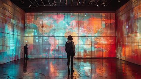 A Multimedia Installation Exploring The Background Premium Ai