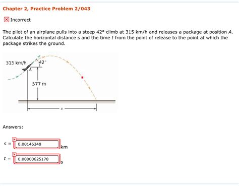 Solved Chapter 2 Practice Problem 2043 X Incorrect The