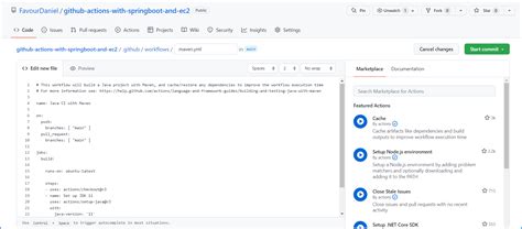 Github Favourdanielgithub Actions With Springboot And Ec2 This Project Shows How Github
