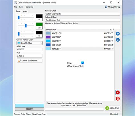 Best Free Color Palette Maker For Windows 11 10