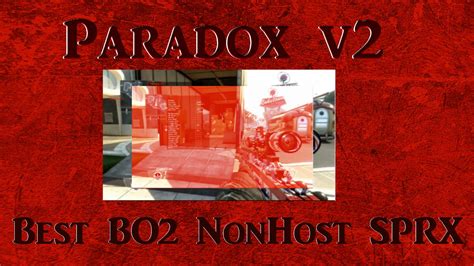 BO SPRX Paradox V Mod Menu Download YouTube