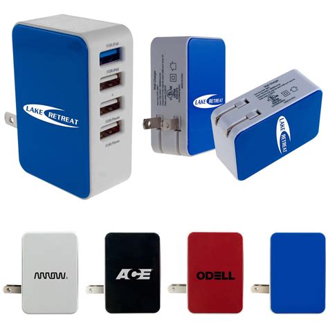 Printed Port Usb Folding Wall Chargers