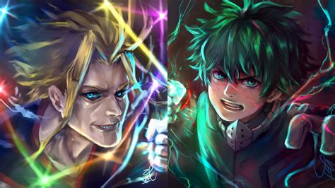 Deku And All Might Wallpapers Top Free Deku And All Might Backgrounds