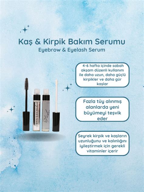 Kaş Ve Kirpik Bakım Serumu 10ml Eva Lucria Kozmetik