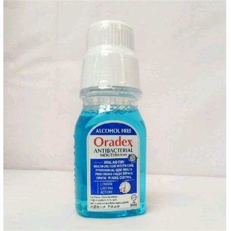 Oradex Antibacterial Mouthwash 90ml Shopee Malaysia