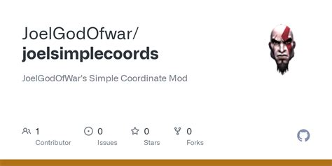 GitHub JoelGodOfwar Joelsimplecoords JoelGodOfWar S Simple Coordinate Mod