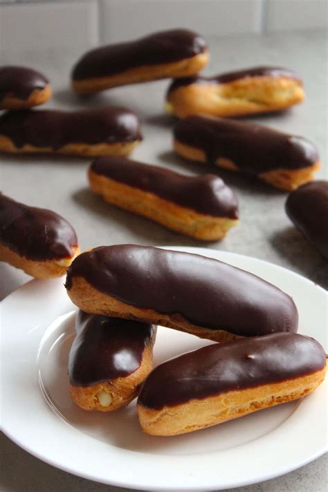 Easy And Delicious Eclairs The Squeaky Mixer Easy And Fun Baking Recipes