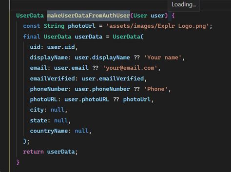 profile tab not loading · issue 106 · project easter flutter ui · github