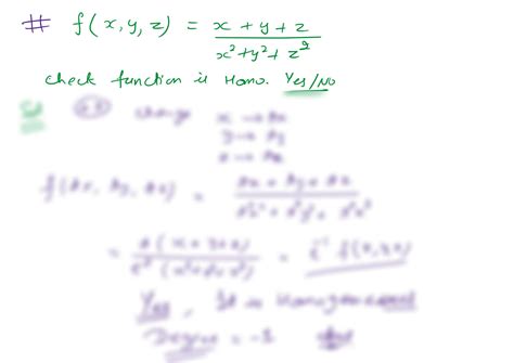 SOLUTION Homogeneous Function Euler S Theorem Proof Studypool