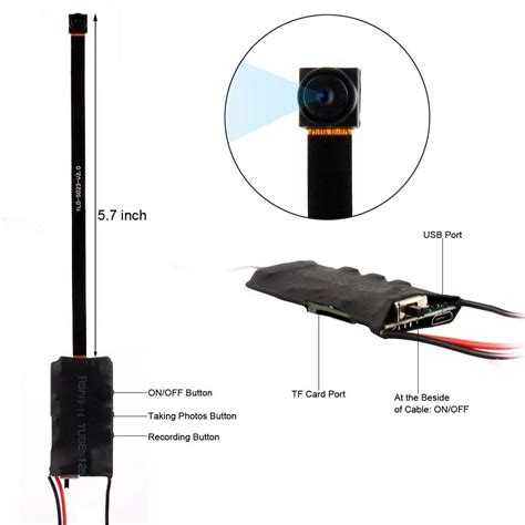 Hd 1080p Diy Hidden Camera Module Motion Detection Loop Recording Mini Nanny Cam For Home
