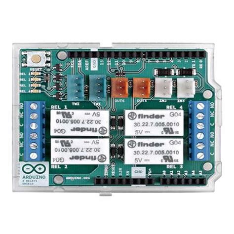 orijinal arduino 4 relays shield satın al e komponenet a000110