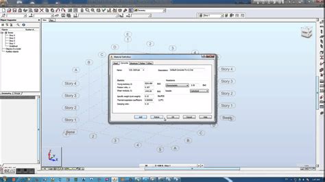 2 Autodesk Robot Structural Analysis Add Material Properties Columns
