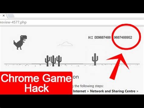 Hacked Chrome Dinosaur Game YouTube