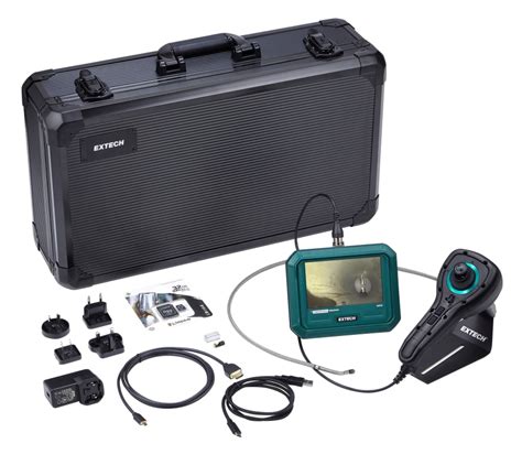 Extech Hdv740 Videoscope Kit With Flexible 4 Way Articulating Camera Probe 6 Mm × 1 M