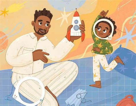 Иллюстрация Книжный разворот в стиле персонажи