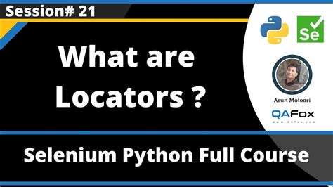What Are Locators Selenium Python Session 21 Youtube