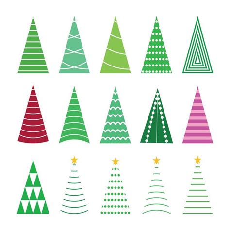 Christmas Tree Line Vector Art Icons And Graphics For Free Download