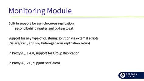 Handson Proxysql Tutorial Plsc18 Ppt
