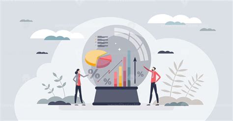 Predictive Modeling And Future Data Prediction Or Analysis Outline Diagram Vectormine