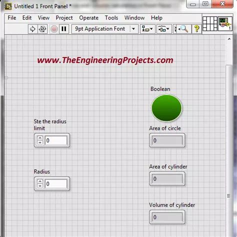 how to draw a circle in labview