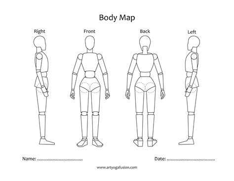 Gender Neutral Body Map Etsy Body Map Human Drawing Human Figure