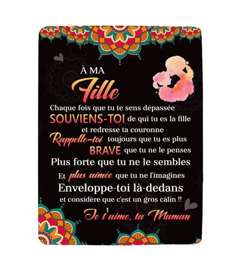 Ma Fille Couverture Plaids Polaire