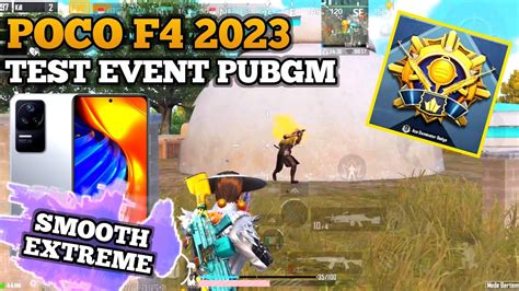 POCO F4 TEST EVENT PUBG MOBILE YouTube