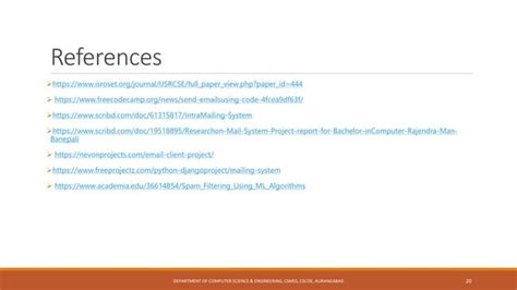 Spam Email Detection Using Machine Learning Pptpptx