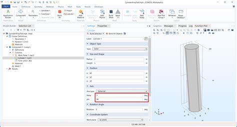 Randomise Theta And Phi Angles Of Column Geometry