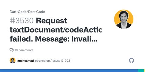 request textdocument codeaction failed message invalid file path
