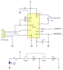 Load Cell Amplifier Circuit Scheme