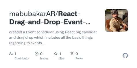Github Mabubakarar React Drag And Drop Event Schedular Created A Event Scheduler Using React