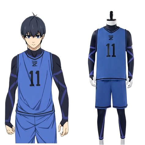 Adulte Blue Lock Yoichi Isagi Cosplay Costume Cosplay Costume