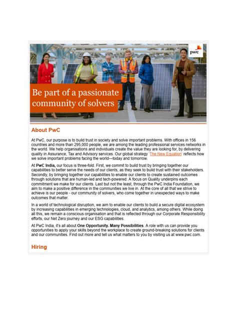 Pwc Jd Template Rc Fte Pdf Computer Security Security