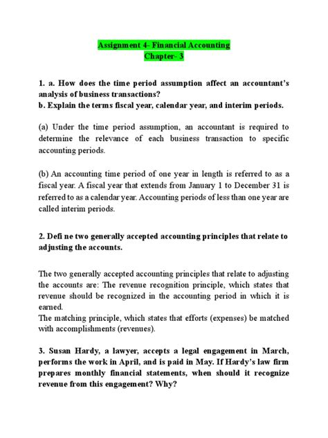 Chapter 3 Theory 1 21 Financial Accounting Pdf