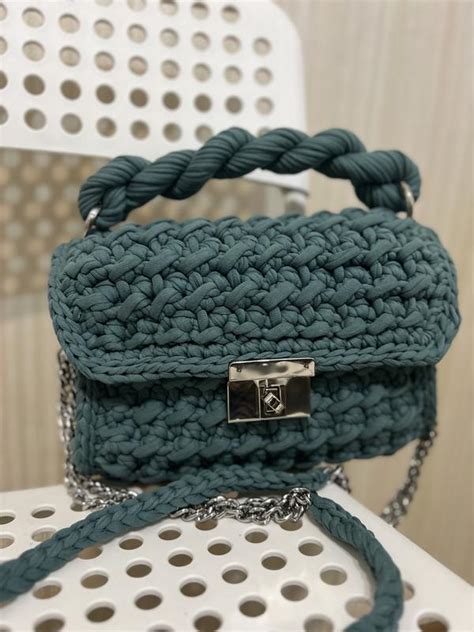 Вязана сумка — ціна 1350 грн у каталозі Крос боді Купити аксесуари за