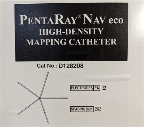 Pentaray Nav Eco High Density Mapping Catheter 2 6 2mm F Curve