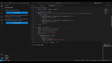 Megaproject Internship Vaultofcodes Python Tictactoe