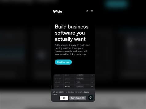 Glideapps Awwwards Honorable Mention