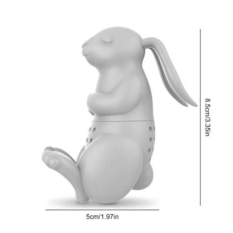 Cute Rabbit Silicone Tea Maker Bunny Tea Infuser Filter Strainer Unitop