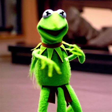Kermit the Frog learning karate. | Stable Diffusion | OpenArt