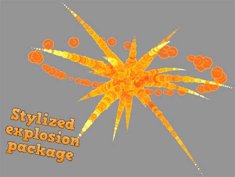 Stylized Elemental Explosion 시각 효과 파티클 Unity Asset Store