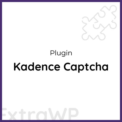 Kadence Captcha Extrawp