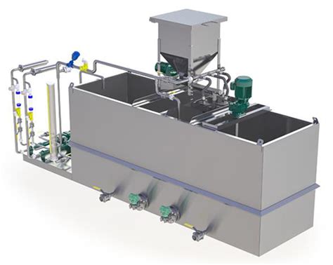 Polymer Makeup Unit Water Treatment And Environmental Control Rendertech Limited