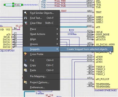 Snippets Panel Altium Designer Technical Documentation