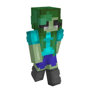 Minecraft Zombie Girl Skin