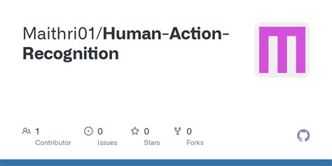 Github Maithri01human Action Recognition